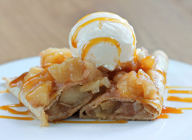 Apple Enchiladas - Perfect For A Healthy Breakfast!