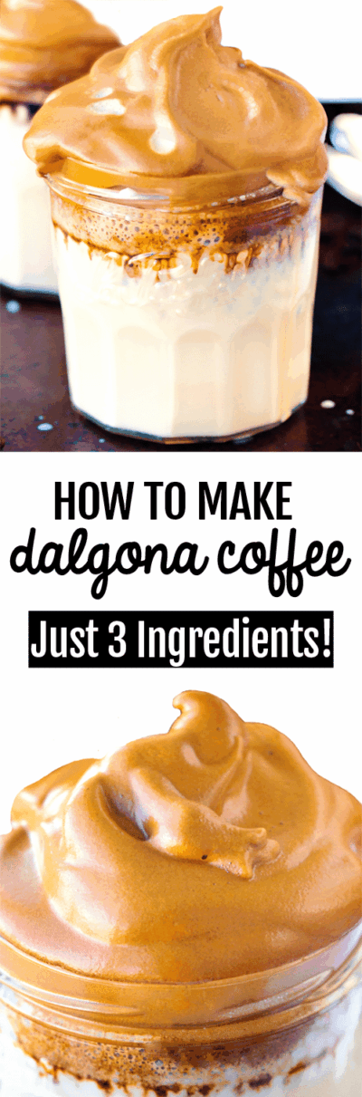 Whipped Coffee Recipe –The Secret BEST Way To Make Dalgona Coffee!