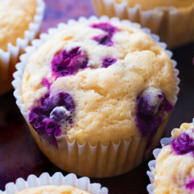 Healthy Blueberry Muffins - The BEST Recipe!