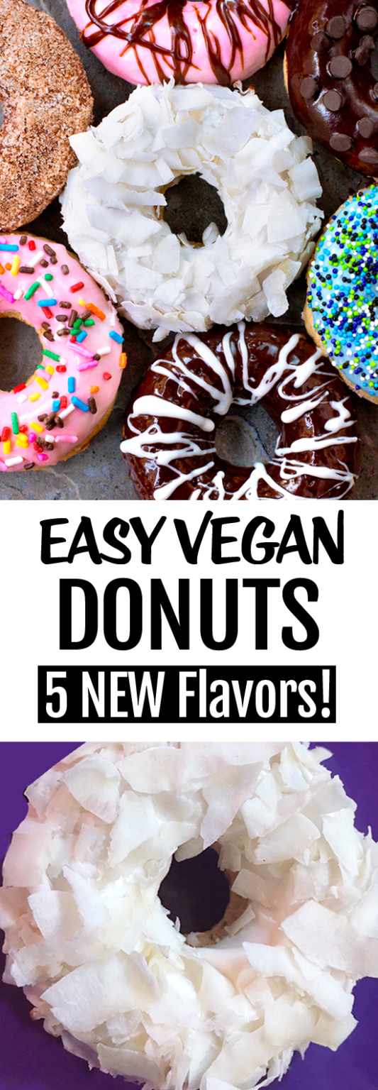 Vegan Donuts - 5 Super Easy Recipes!