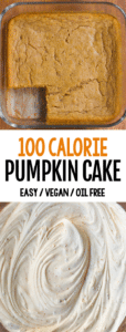 100 Calorie Pumpkin Cake - Chocolate Covered Katie