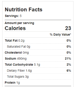 Veg Soup Nutrition Facts - Chocolate Covered Katie