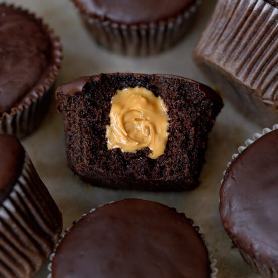 Vegan Chocolate Peanut Butter Cupcakes - Chocolate Covered Katie