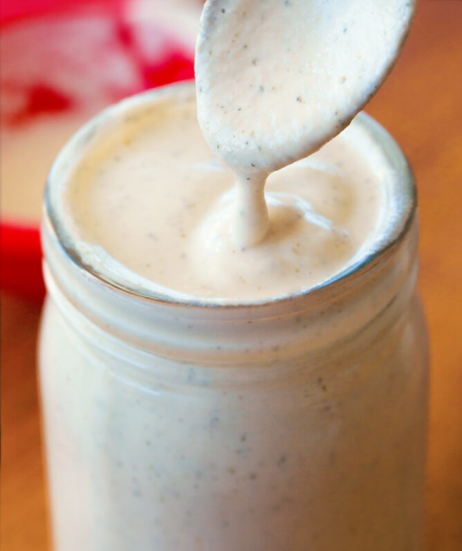 Vegan Ranch Dressing - TWO Easy Recipes!