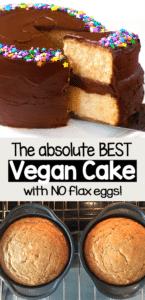 Vegan Cake - 5 Easy Flavors! {and NO flax eggs!}