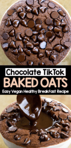 Chocolate Baked Oats - Chocolate Covered Katie