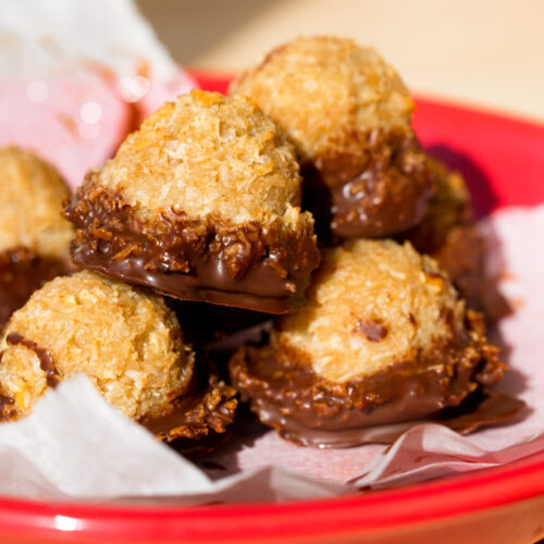 Peanut Butter Macaroons - Chocolate Covered Katie