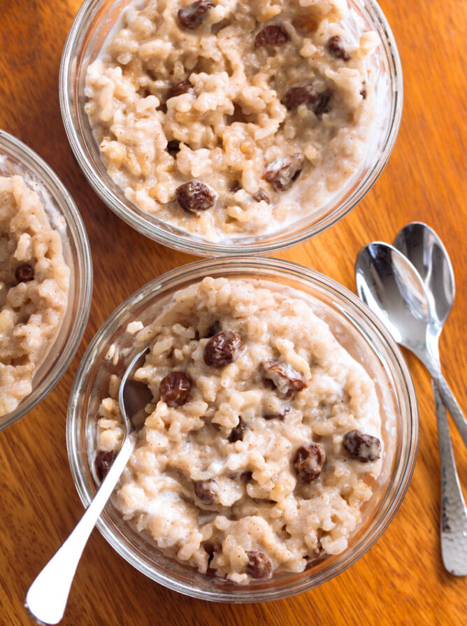 Vegan Rice Pudding - The Best CREAMY Recipe!