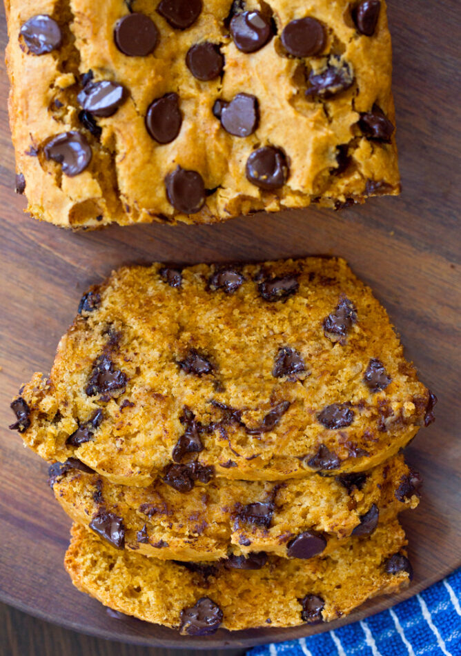 Vegan Pumpkin Bread - Chocolate Covered Katie