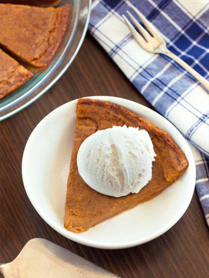 Crustless Pumpkin Pie - The Best Original Recipe!