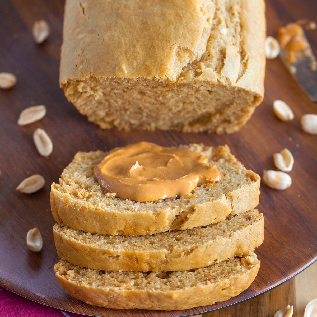 Peanut Butter Bread Recipe - Chocolate Covered Katie