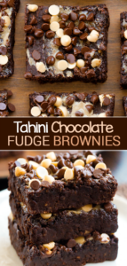 Tahini Brownies - Chocolate Covered Katie