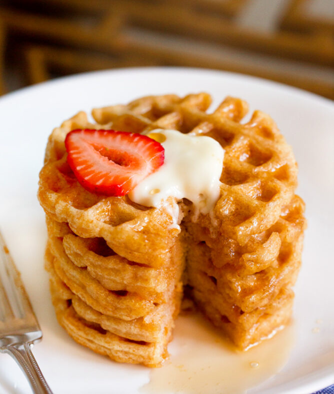 Protein Waffles Recipe - Over 45 Grams of Protein!