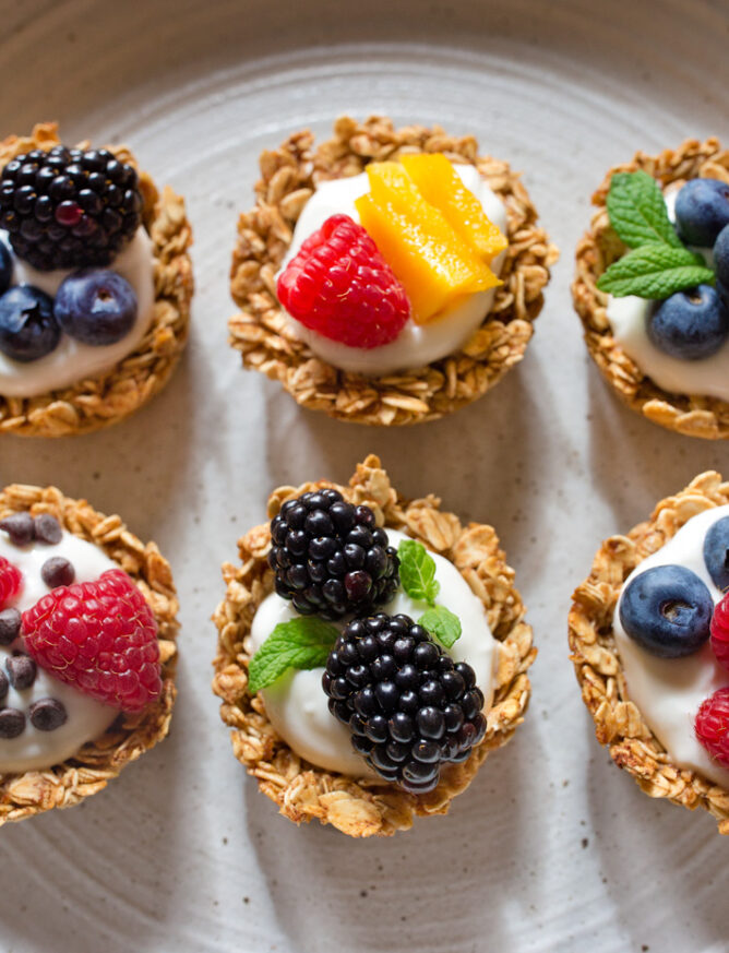 Breakfast Granola Cups Recipe - Chocolate Covered Katie