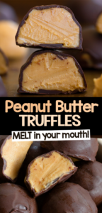 Peanut Butter Truffles - They Melt In Your Mouth!