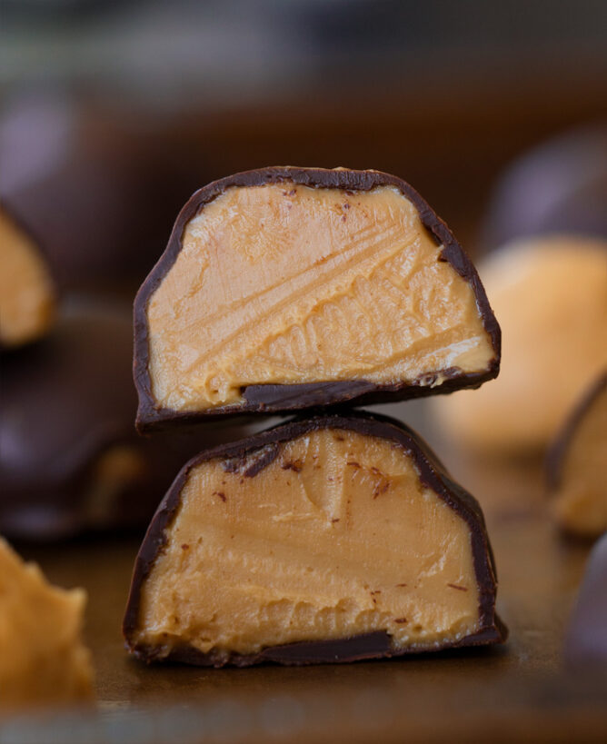 Peanut Butter Truffles - They Melt In Your Mouth!