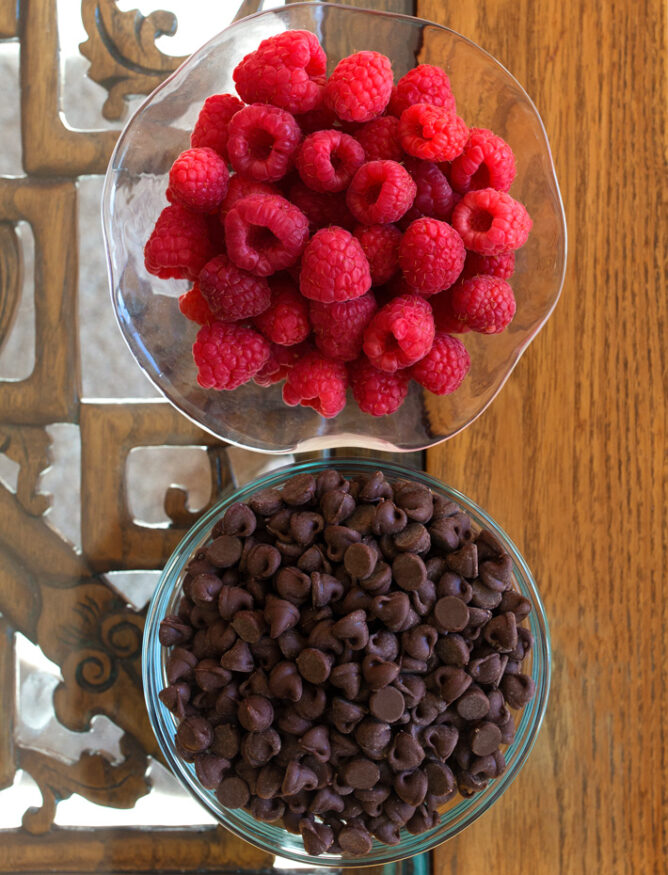 Chocolate Raspberry Bark - Easy Recipe (Just 2 Ingredients)!