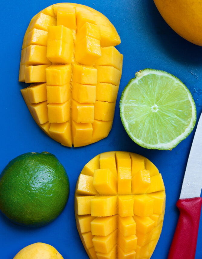 Mango Sorbet Recipe - Just 3 ingredients + No Ice Cream Machine!