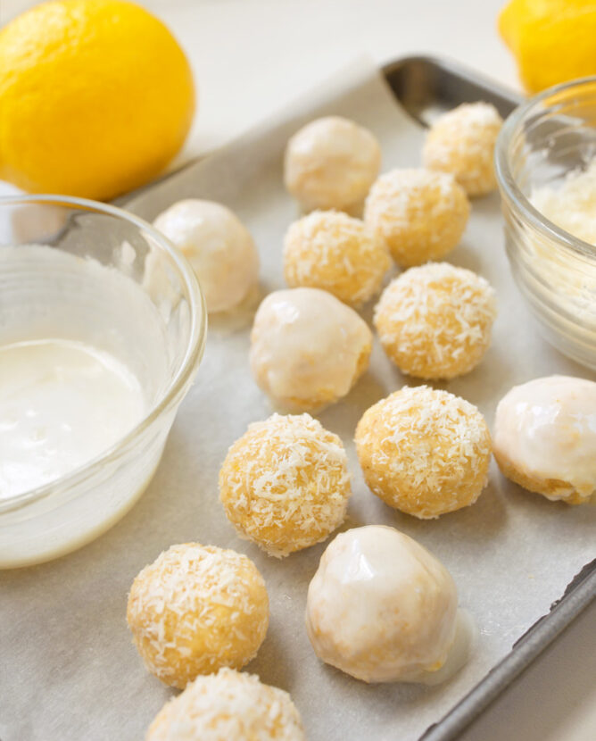Lemon Energy Balls - (5 Ingredients, Easy Recipe!)