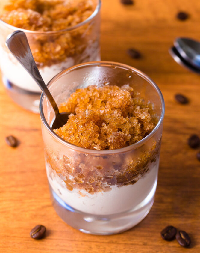 Coffee Granita - Just 2 Ingredients, Classic Italian Recipe!