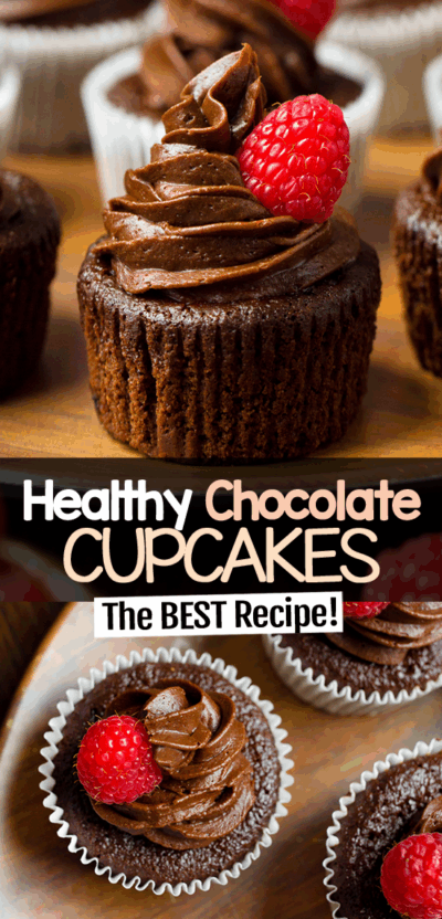 Healthy Chocolate Cupcakes - Just 80 Calories & Less Sugar!