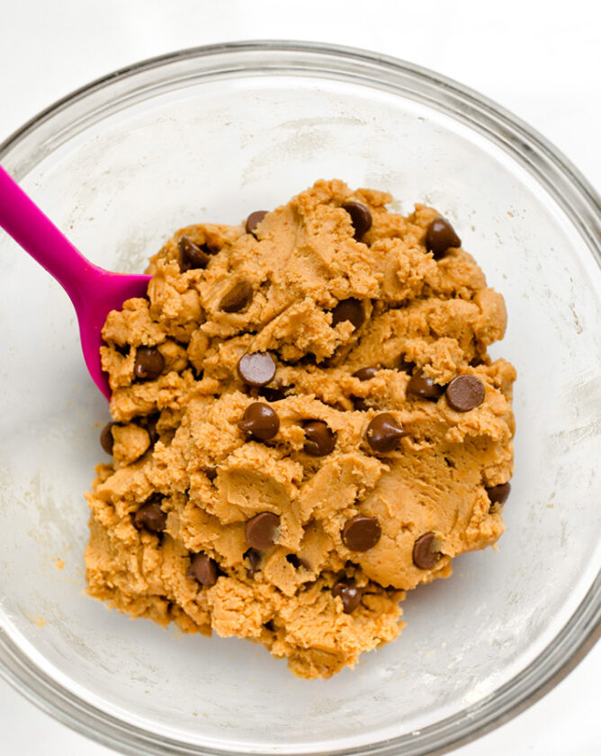 Pumpkin Protein Cookie Dough - Chocolate Covered Katie