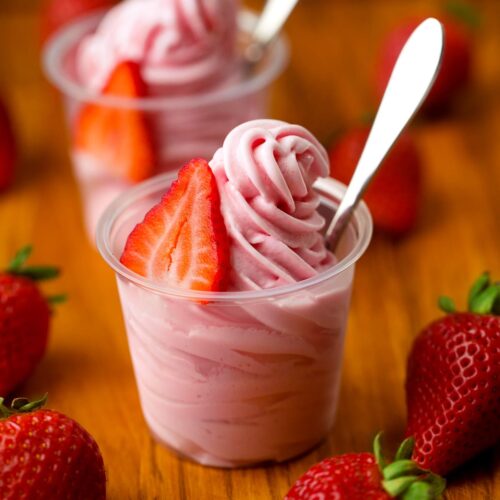 Strawberry Dole Whip Recipe - Copycat Disney Dessert!